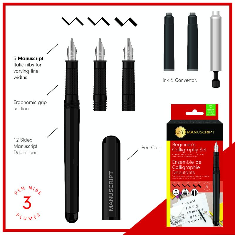 Manuscript Beginners Calligraphy Set - Arabic Edition