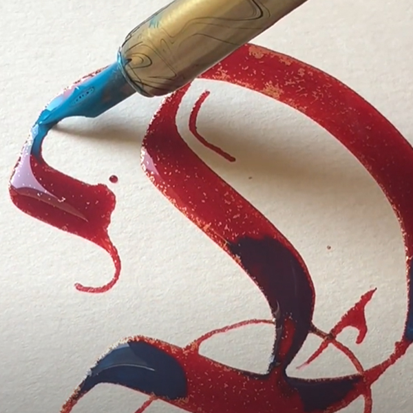 Calligraphy Blog Create Your Own Ribbon Letters With LetterAndTell